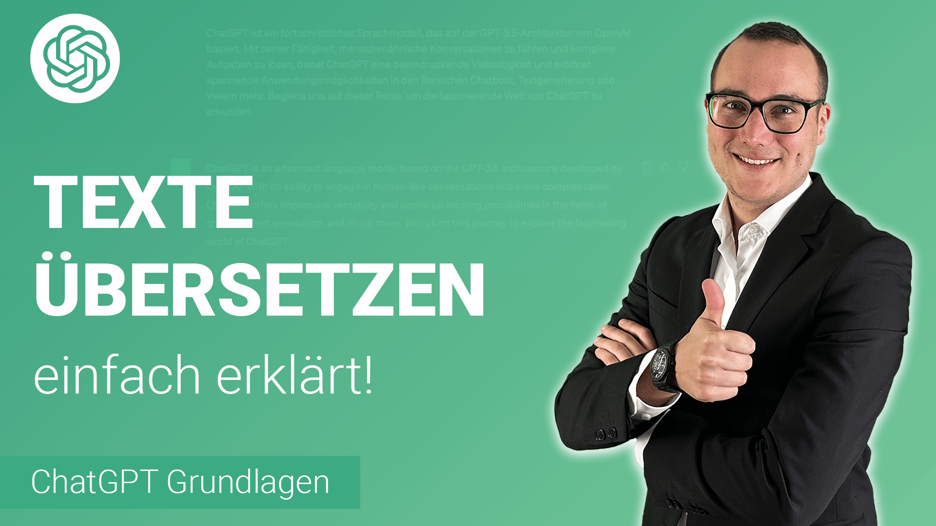 👉 TEXTE in ANDERE SPRACHEN ÜBERSETZEN in ChatGPT einfach erklärt ... 👉 TEXTE in ANDERE SPRACHEN ÜBERSETZEN in ChatGPT einfach erklärt ...