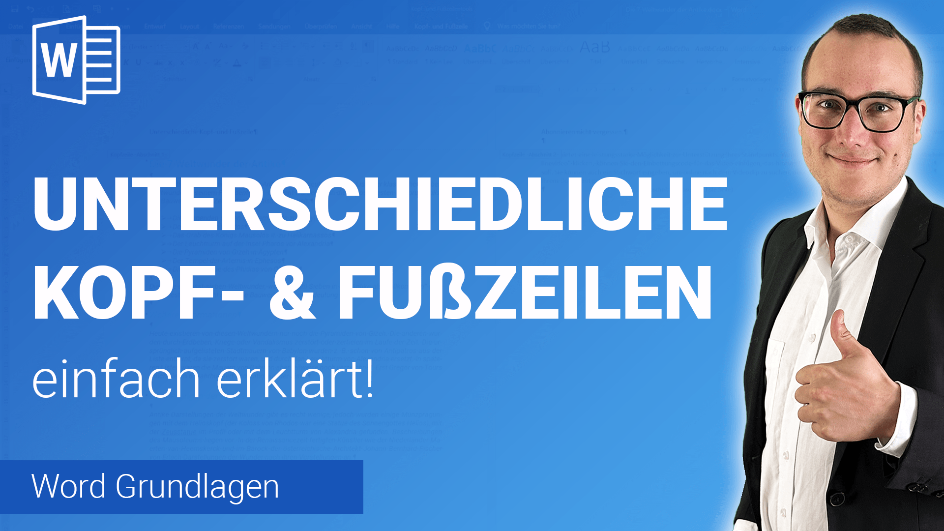 👉 TEXTELEMENTE HERVORHEBEN einfach erklärt - Lerne Microsoft Word