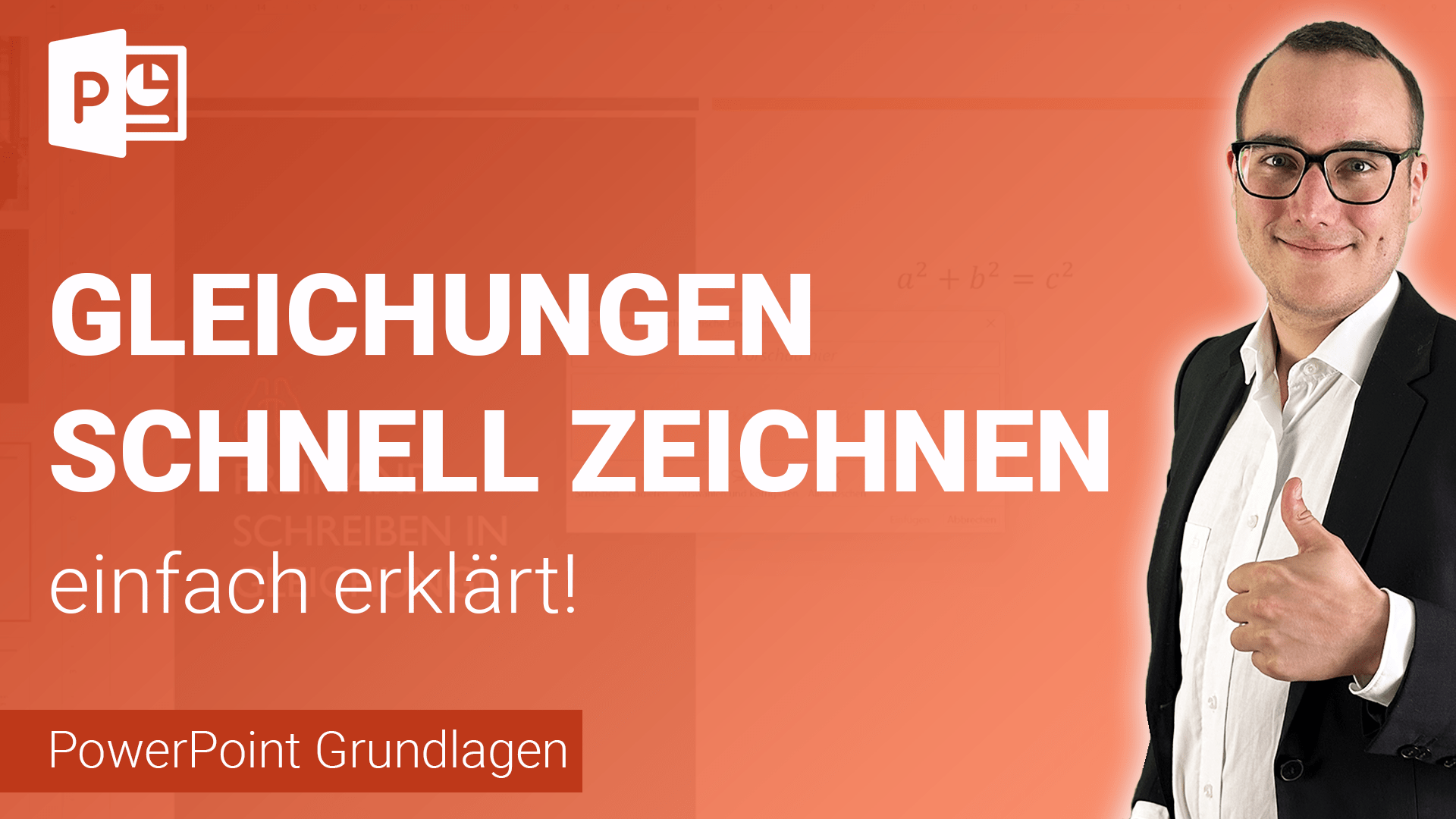 👉 GLEICHUNGEN schnell zeichnen einfach erklärt - Lerne Microsoft PowerPoint